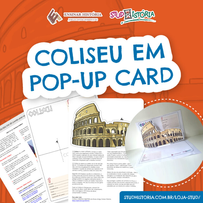 Coliseu em 3D (pop-up card) - StudHistória